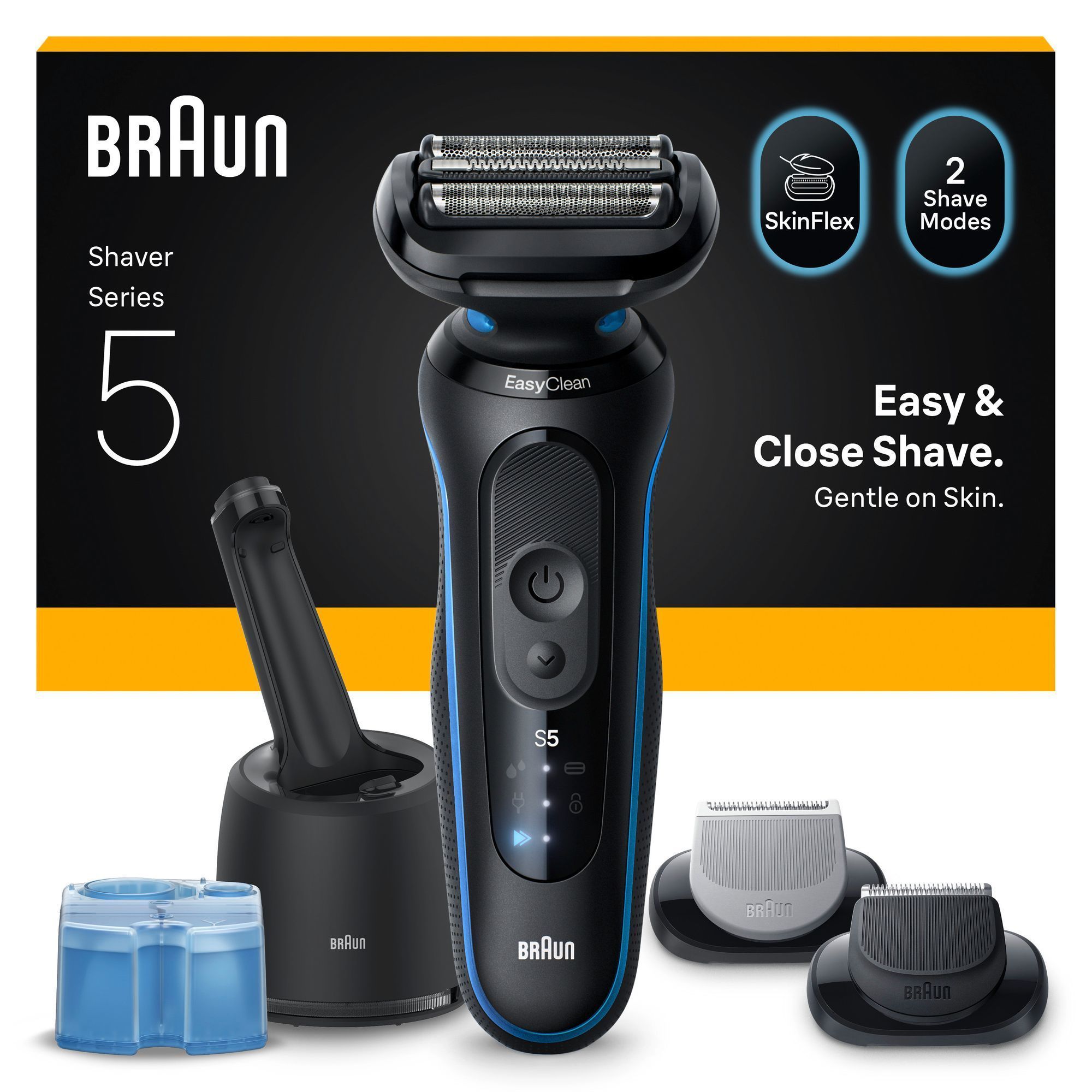 Braun Series 5 52-B7650cc Nass- und Trockenrasierer mit EasyClick ...