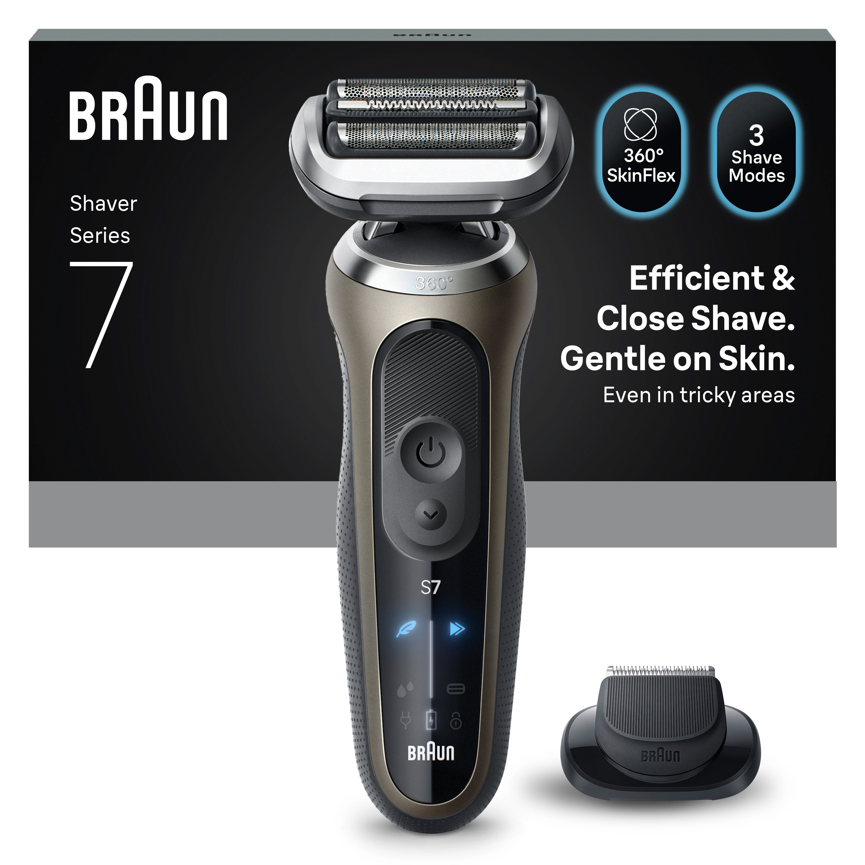 Braun Rasierer Series 7 72-C1200s Typ 5764, Gold | Braun Ersatzteile ...