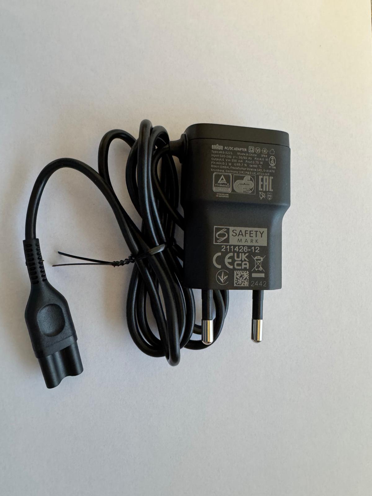 Braun Ladekabel / Netzkabel für Barttrimmer, BodyGrommer, All-in-One ...